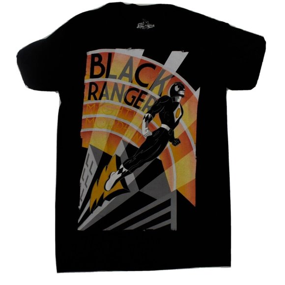 Power Ranger | Shirts | Mighty Morphin Power Rangers Mens Black Ranger ...